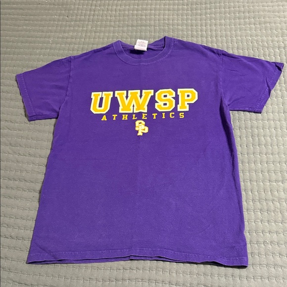 Gildan | Shirts | Gildan Purple Uwsp Athletics Tee | Poshmark